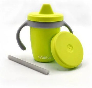 BBLÜV Küp Sippy Cup Silikonový hrneček Lime