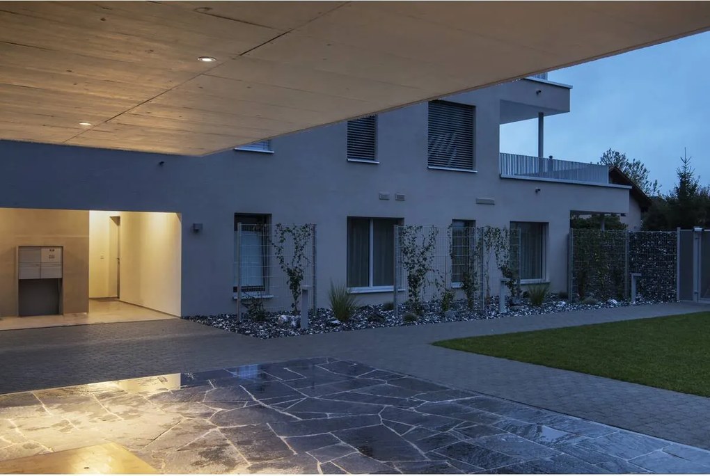 LA 114426 PATTA-I zápustná kartáč. hliník kruhová 230V/500mA LED 9W 38° IP65 3000K - BIG WHITE (SLV)