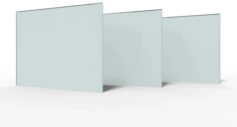 Bílý skleněný infrapanel ByeCold 450 W, 80 × 60 cm
