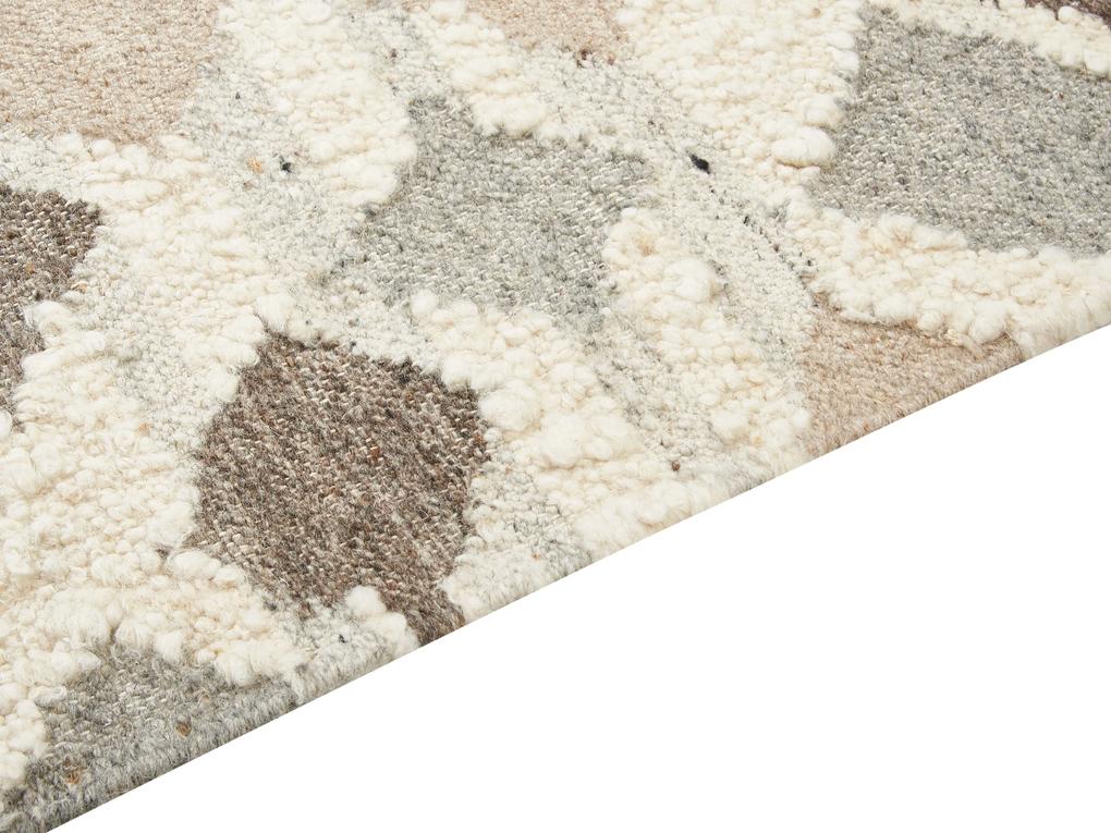 Vlněný kelimový koberec 200 x 300 cm vícebarevný KAGHTSRASHEN Beliani