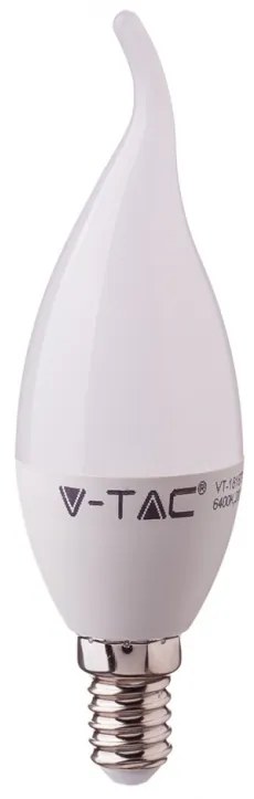 V-TAC LED žárovka Candle Flame 5,5W/230V/E14/3000K/470Lm/200°/A+