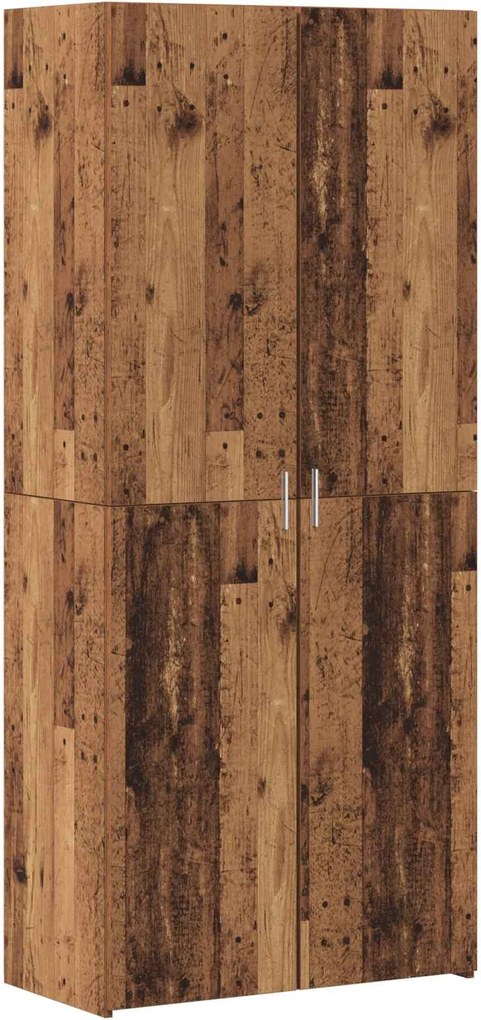 Úložná skříňka 2 ks Staré dřevo 80 x 42,5 x 225 cm 3394515