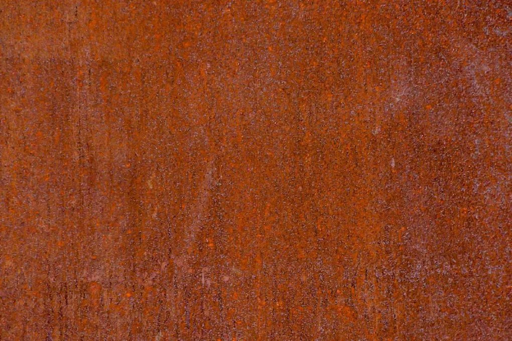 DIMEX | Samolepicí vliesová fototapeta na zeď Detail rezavého kovu MA-5-2615 | 375 x 250 cm | oranžová