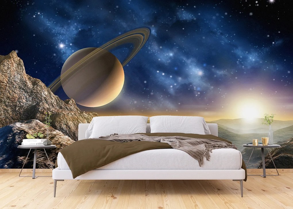 Fototapeta na míru Velkolepý Saturn | Vliesová fototapeta na zed' | DFTNXXL1126