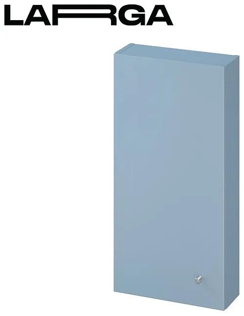 Cersanit Larga, závěsná skříňka 40cm, modrá matná, S932-002