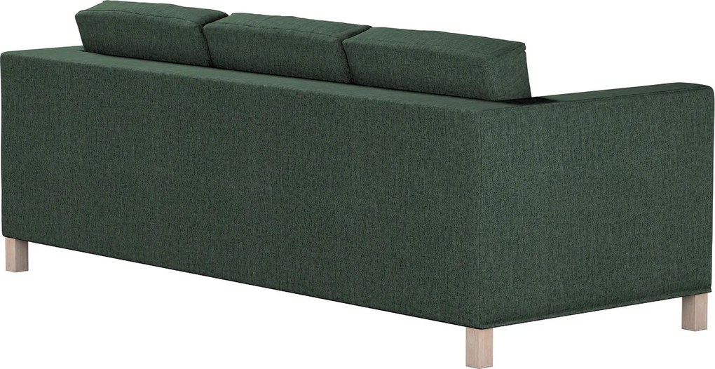 Potah na pohovku IKEA Karlanda 3-místná nerozkládací, krátký barva zelená látka pletený vzor