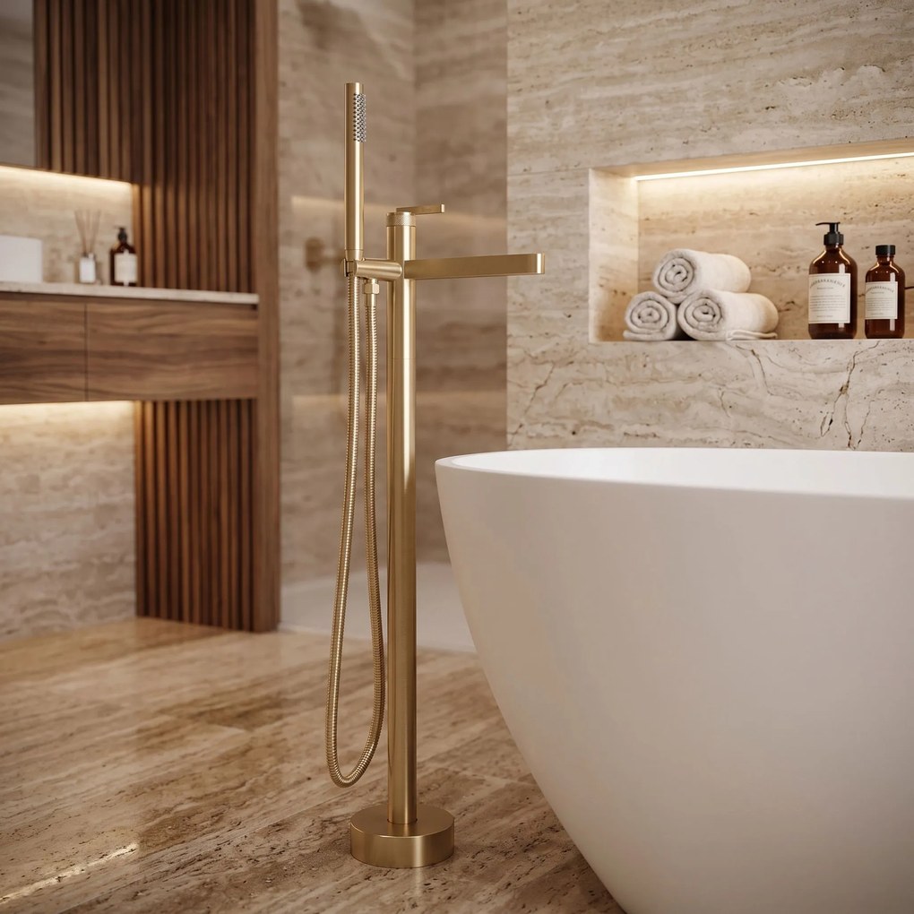 Rea, Volně stojící baterie Rea Grace Brush Gold, REA-B2236
