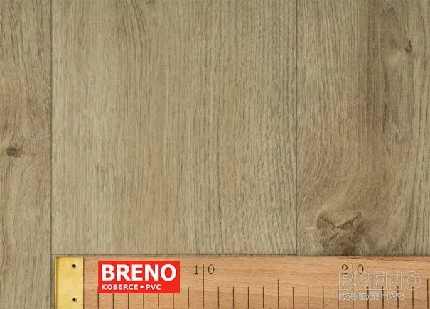 Breno PVC PRESTO PLUS Helsinki 535 – světlé dřevo, šíře 150 cm