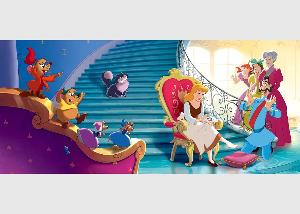 Dětská vliesová fototapeta na zed' Popelka, Disney | 202 x 90 cm | DFTDNH 5364