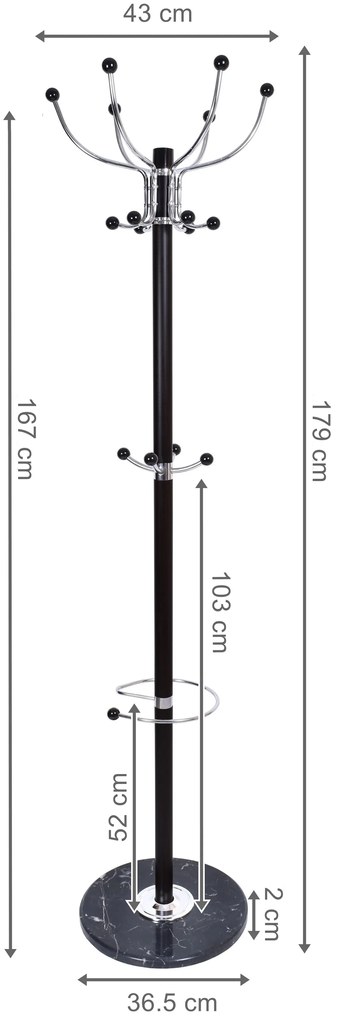 JAKS STOJAN NA OBLEČENÍ PIETRO ČERNÝ