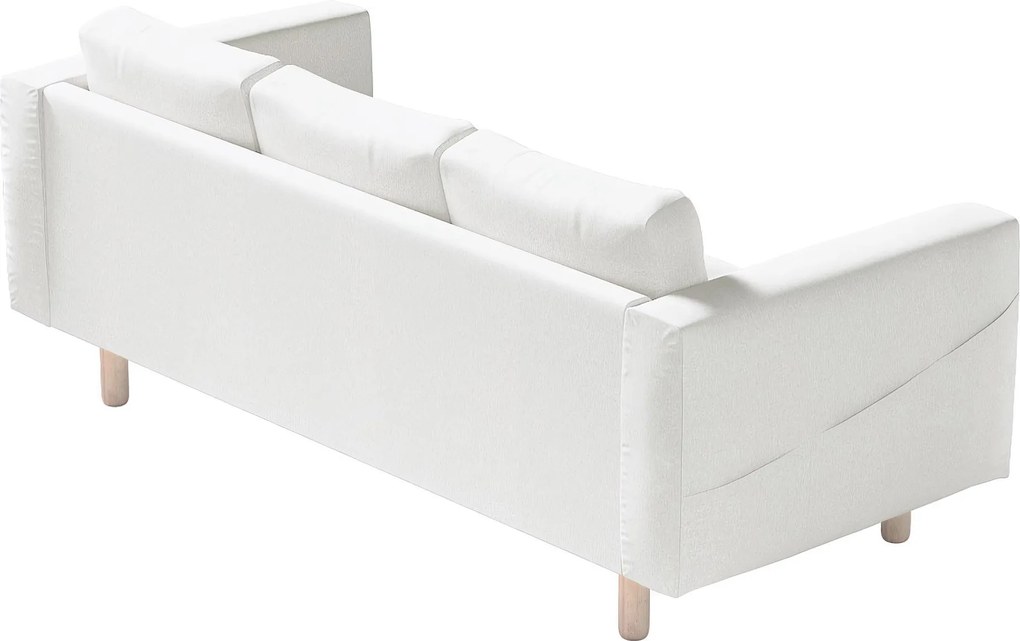 Potah na pohovku IKEA Norsborg 3-místná barva krémová látka pletený vzor