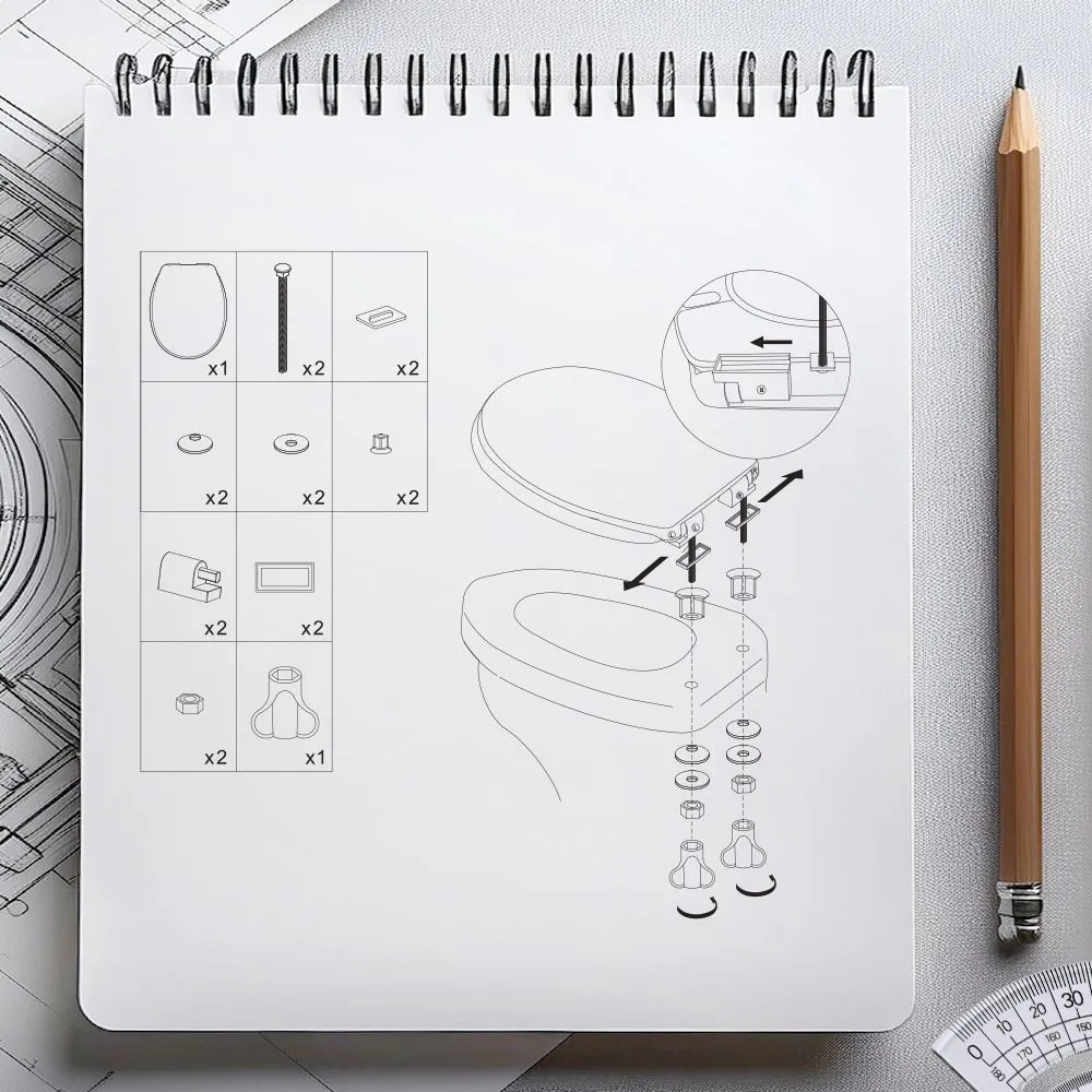 AWD WC prkénko Duroplast Soft Close