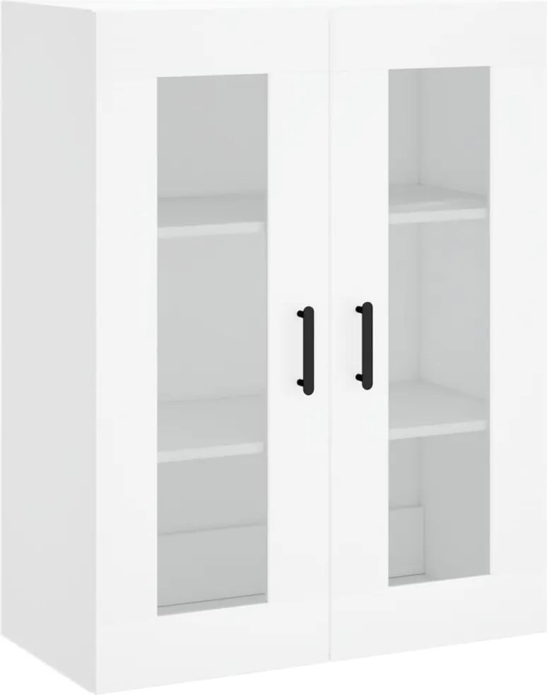 Skříň highboard bílá 69,5 x 34 x 180 cm kompozitní dřevo 3198217