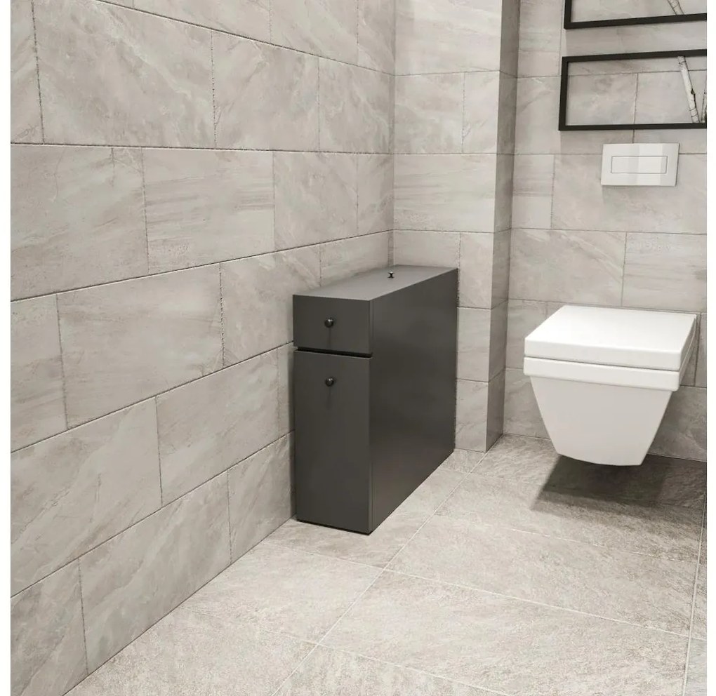 Asir Koupelnová skříňka CALENCIA 55x60 cm antracit AS0526