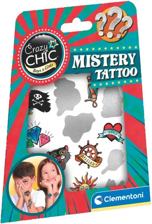CLEMENTONI Tetování Crazy CHIC mystické pro kluky a holky 18119