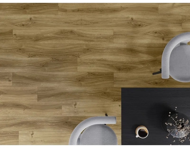 Mexen Amsterdam, vinylová podlaha 1240x182 mm SPC 6,5 mm, IXPE 1,5 mm, 4stranná V-drážka, dub, F1042-1240-182-505-4V1-01