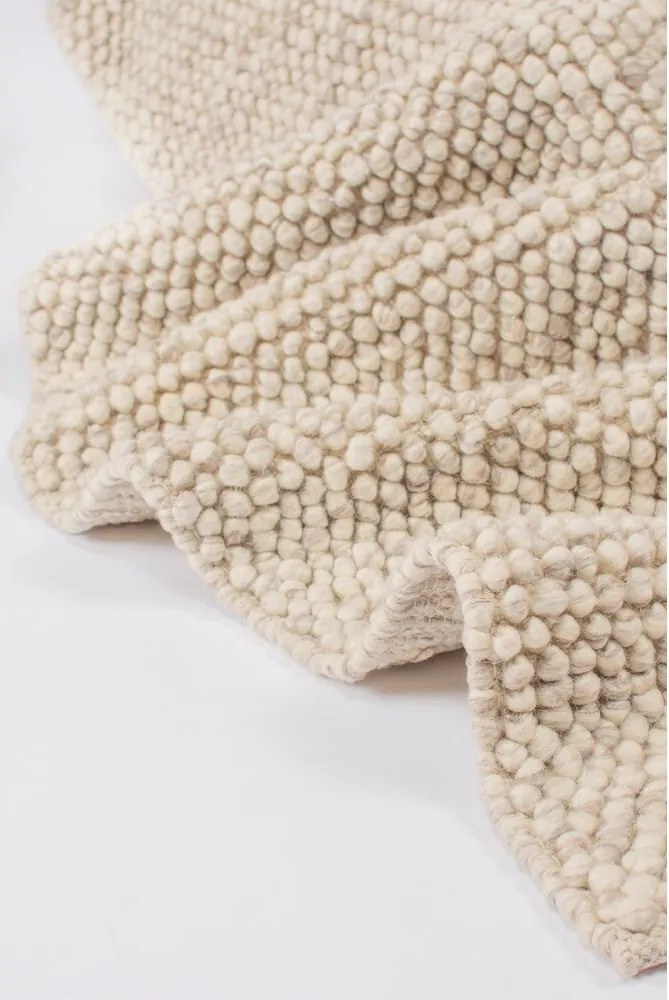 Flair Rugs, Ručně tkaný běhoun Minerals Light Grey, 60x230, béžová, chodba / předsíň