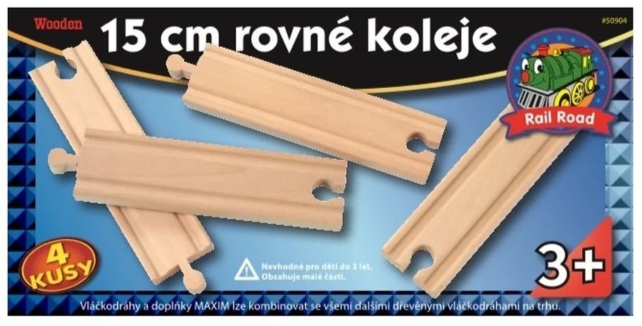 Maxim 15cm rovné koleje 4 ks