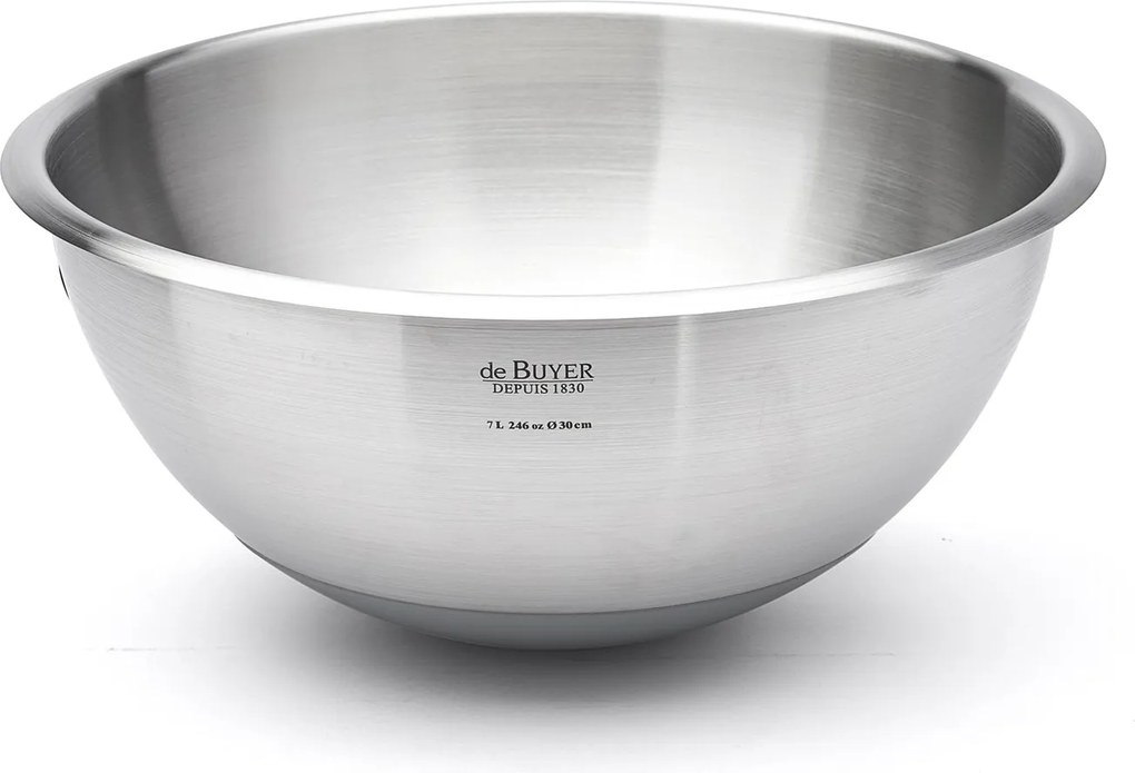 Nerezová mísa de Buyer CUL-DE-POULE P.30cm 7l