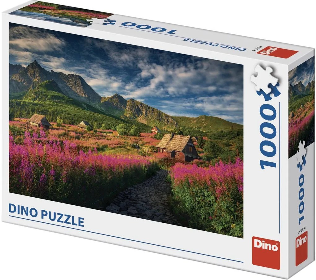 DINO Puzzle Gaseinicova dolina 66x47cm foto skládačka 1000 dílků v krabici dn533004