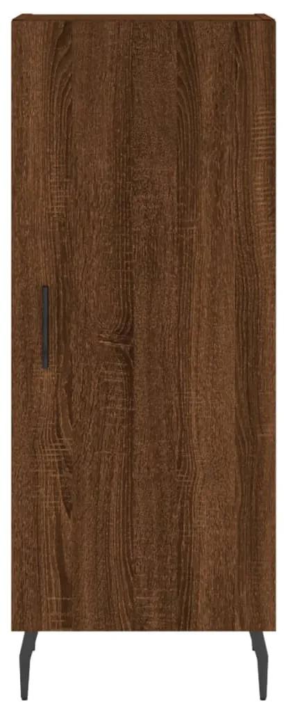 Skříň highboard hnědý dub 34,5 x 34 x 180 cm kompozitní dřevo,  3200152