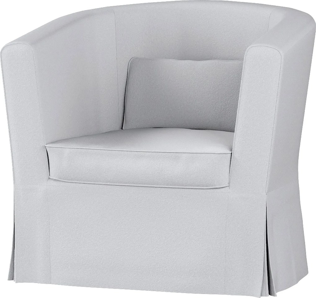 Potah na křeslo IKEA Ektorp Tullsta barva bílá látka pletený vzor