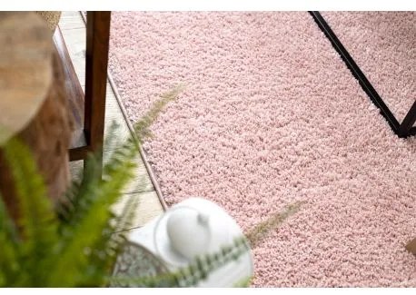 koberec BERBER 9000, růžový střapce, Maroko Shaggy velikost 200x290 cm | krásné koberce cz