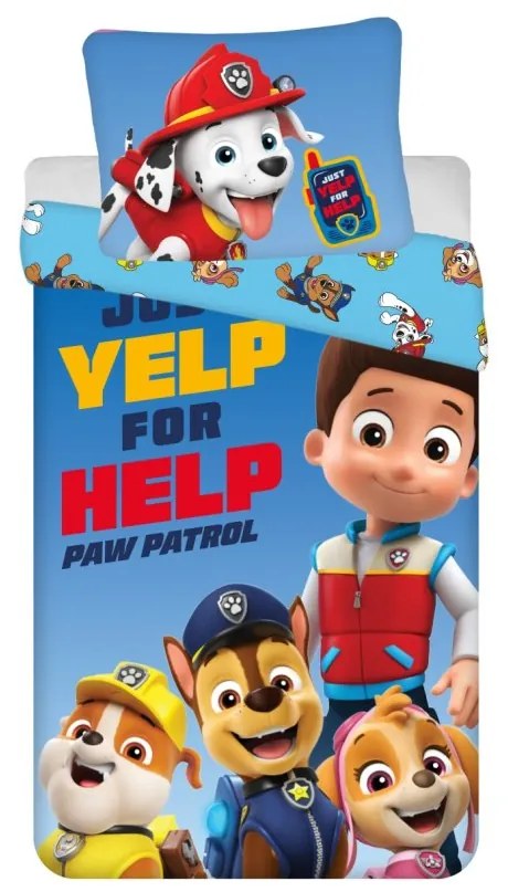 Povlečení Paw Patrol PP 427 Help 140x200, 70x90 cm