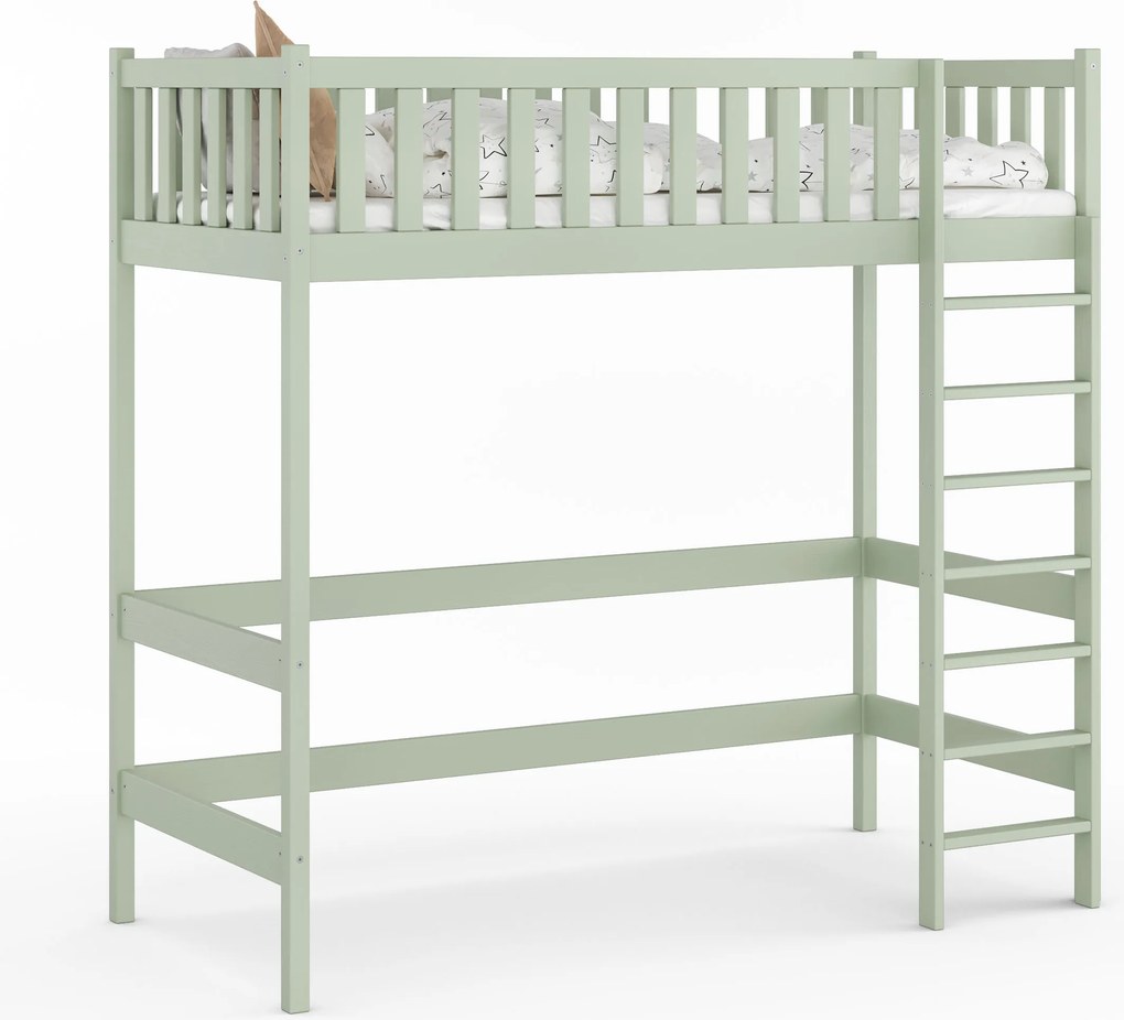 Rkids | Vyvýšená postel Rivo 90x180 Šalvěj