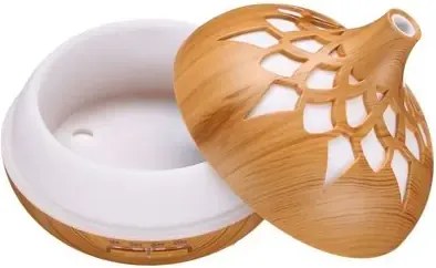 SIXTOL Palm světlé dřevo / Aroma difuzer / 500ml / 12 W / Automatické