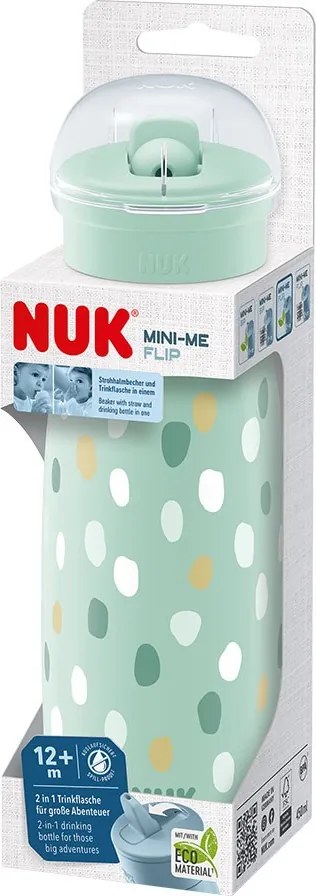 Dětská láhev NUK Mini-Me Flip 450 ml green