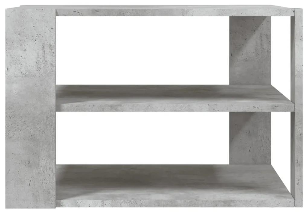 Konferenční stolek betonově šedý 59,5 x 59,5 x 40 cm kompozit - Default Title