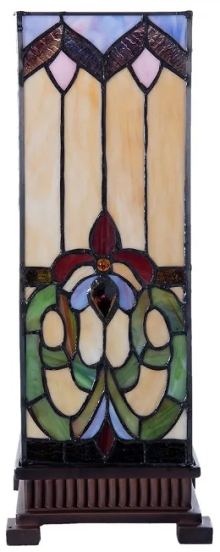 Stolní lampa Tiffany Renier – 17x17x44 cm