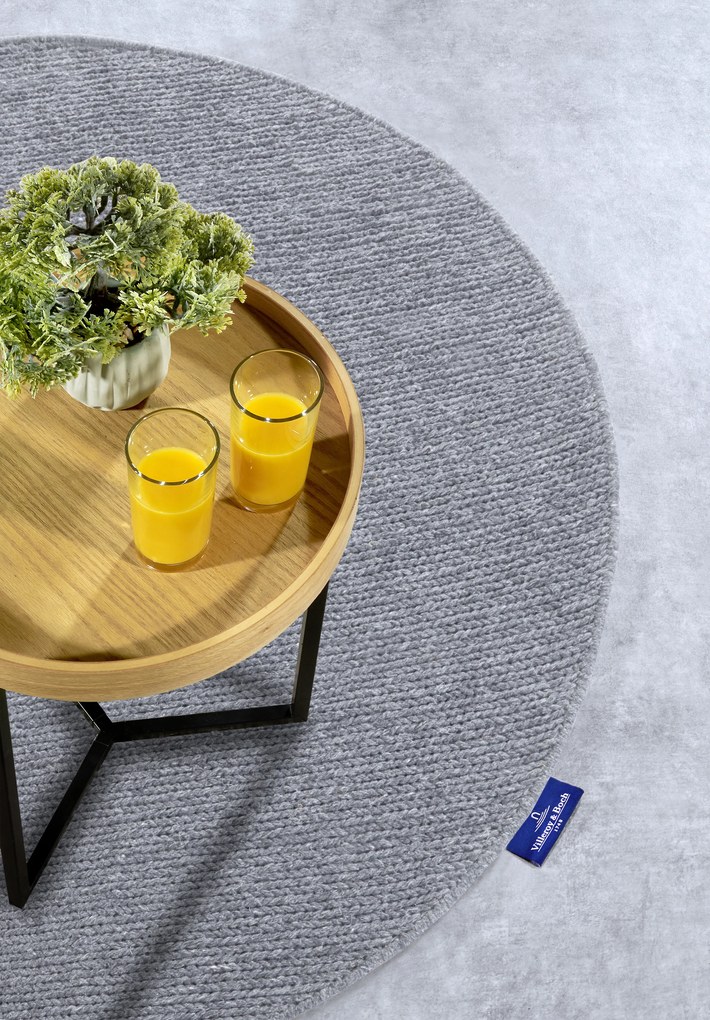 Villeroy & Boch Kusový koberec 106050 Silver kruh, 160x160 (průměr) kruh, šedá, ložnice