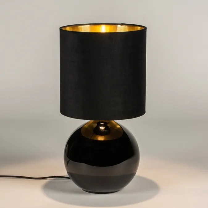 Stolní designová lampa Carminna Black