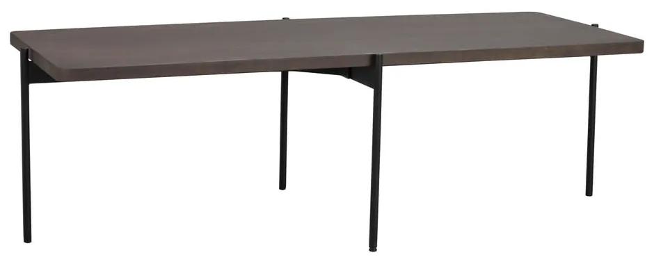 Hnědý konferenční stolek z jasanového dřeva Rowico Shelton, 145 x 60 cm