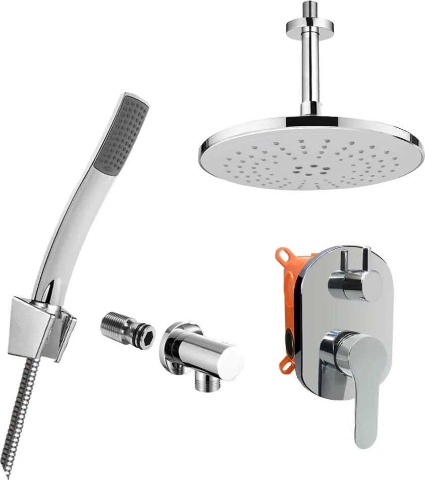 Mereo Mereo, Sprchový set Zuna s dvoucestnou podomítkovou bateríí, CB650SZ2