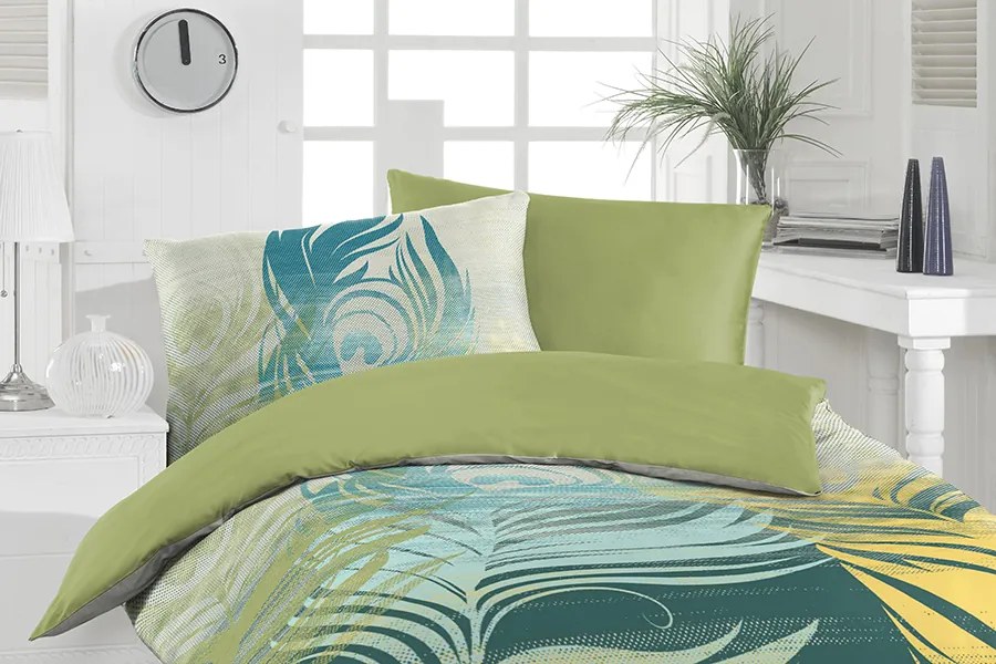 Povlečení Florella Renforcé Piuma Rozměr: 70x90 + 140x200 cm