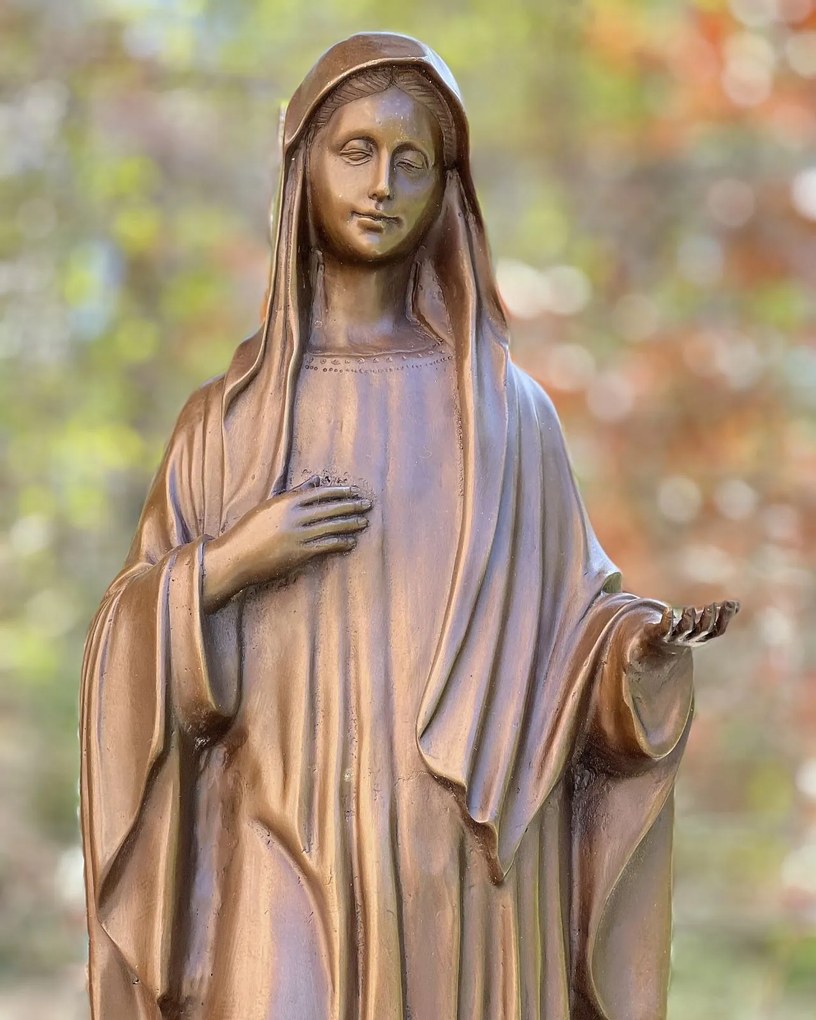 Bronzová soška socha - Madonna