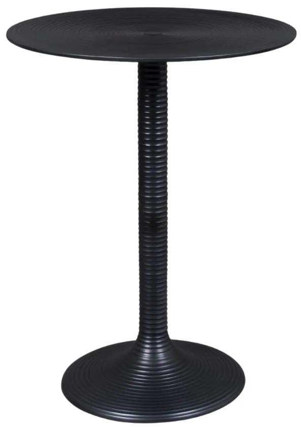 OnaDnes -20% Černý kulatý odkládací stolek Bold Monkey Hypnotising 37 cm