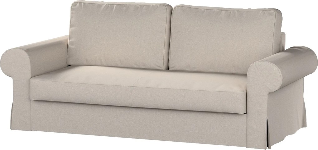 Potah na pohovku IKEA Backabro,  3-místná, rozkládací barva šedá látka pletený vzor