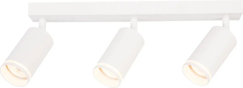 Bodové svítidlo Pipe Ring, 3x bílé kovové stínítko, w