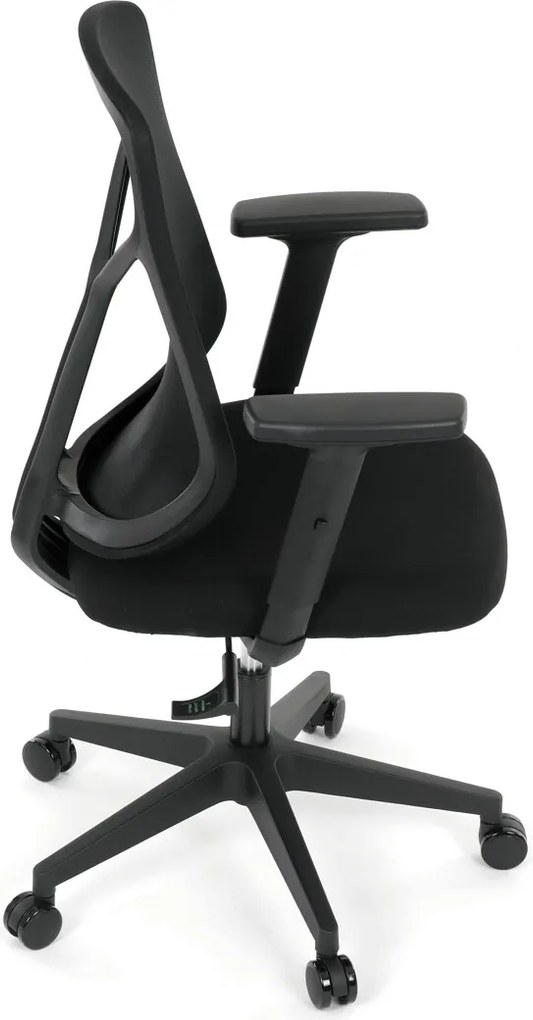 Ergonomická kancelářská židle NOMI - černá síťovina