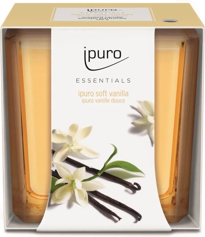 Ipuro Svíčka vonná Essentials Soft Vanilla 125 g