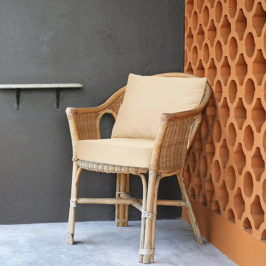 Costway Polštář na zahradní nábytek podsedák + opěrák 60 x 40 x 20 cm polštáře