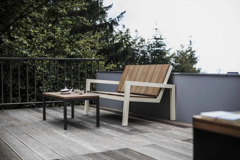 Zahradní nábytek Egoé Konferenční stolek Laurede Dřevo: tropické dřevo IPE bez povrchové úpravy