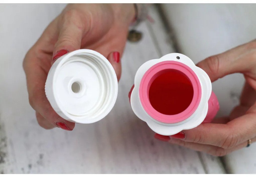 Domky Plnitelná silikonová kapsička 180 ml Zelená
