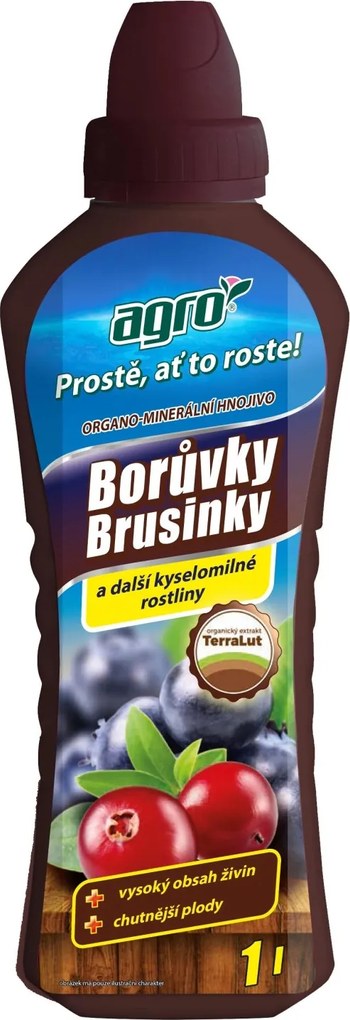 AGRO Kapalné organo-minerální hnojivo pro borůvky a brusinky 1 l
