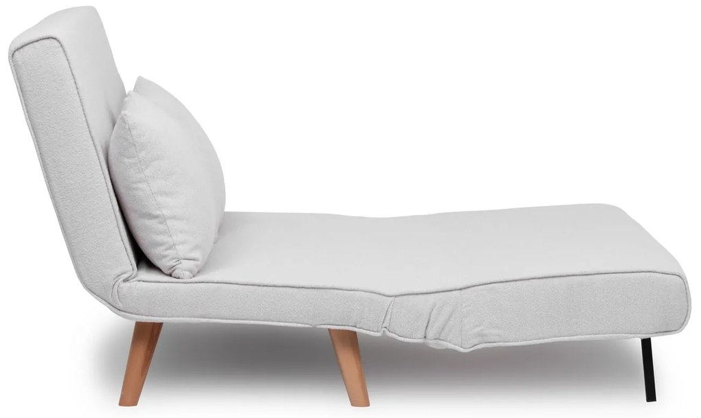 Hanah Home Rozkládací dvoumístná pohovka FOLDE krémová 120 cm
