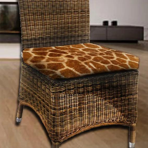 IMPAR Podsedák na židli Žirafa 40x40x2 cm